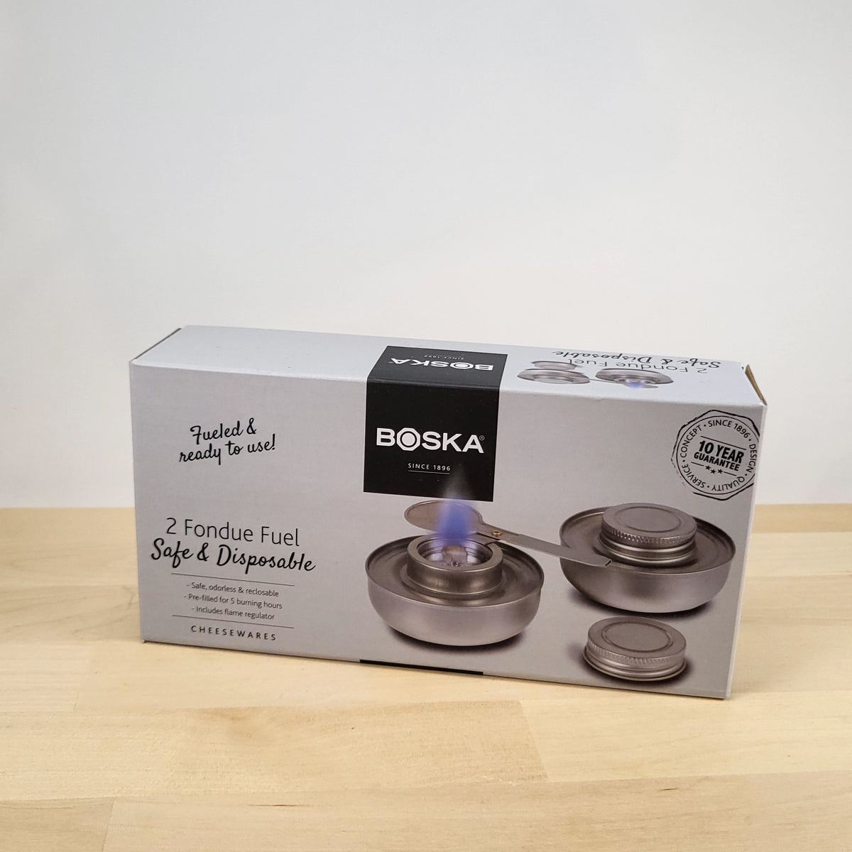 Fondue Fuel & Safe kertakäyttöiset polttimet – ROLLING CHEESE
